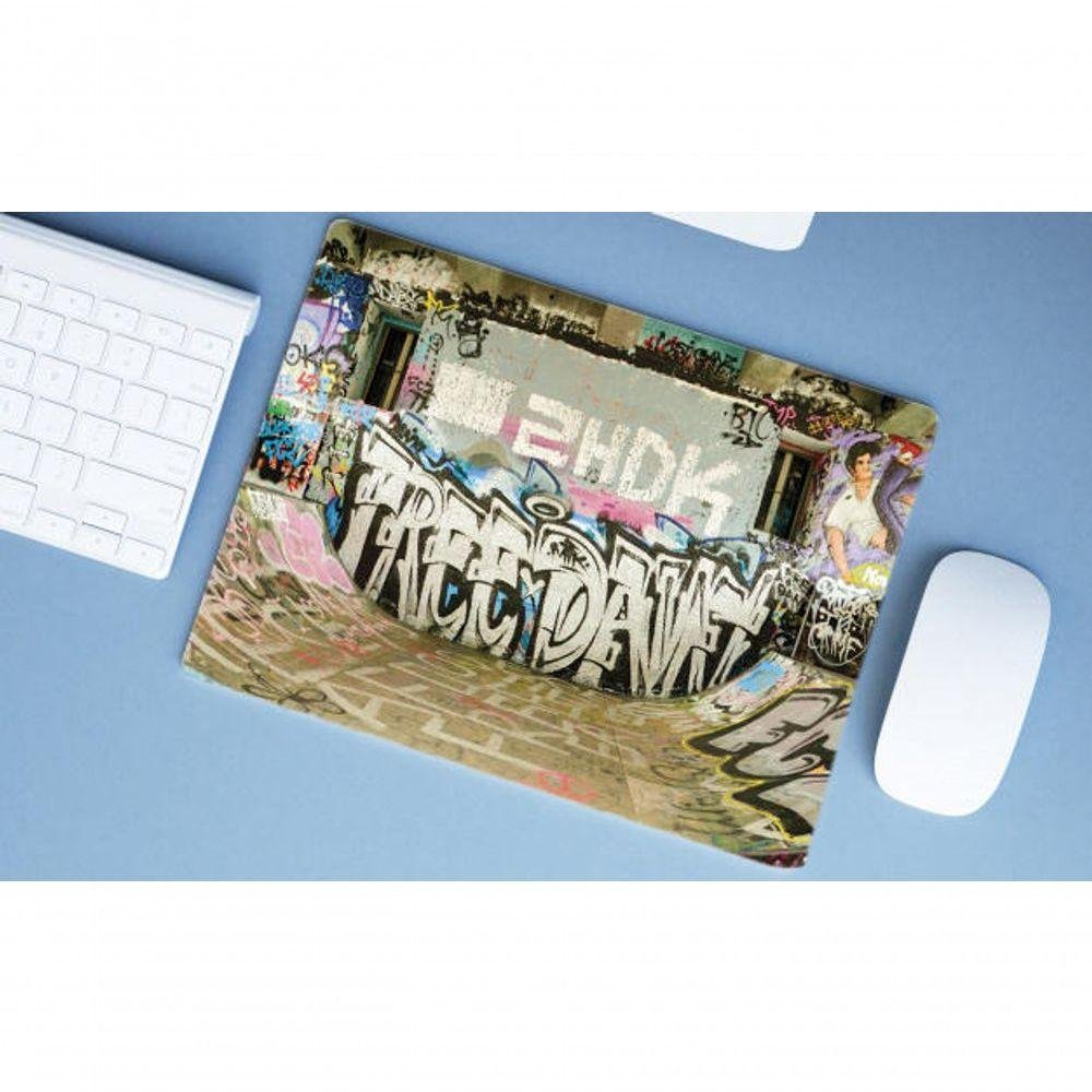 Mouse Pad Emborrachado Grafiti Skate | MadeiraMadeira