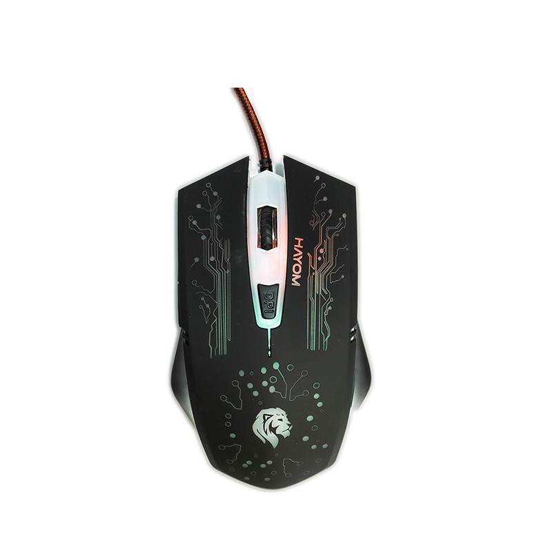MOUSE GAMER C/FIO MU2911 USB 2.0 LED RGB 2400 DPI HAYOM | MadeiraMadeira