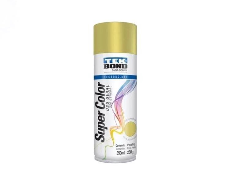 Kit 6 Tintas Spray Dourado 350ml Tekbond | MadeiraMadeira