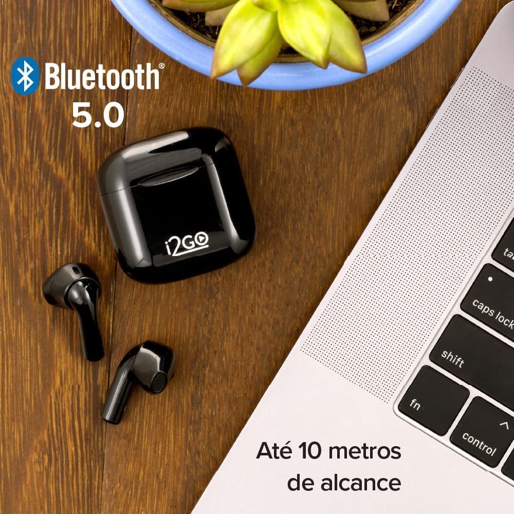 Fone De Ouvido Sem Fio In-ear Pro Air Studio Go I2go Preto | MadeiraMadeira