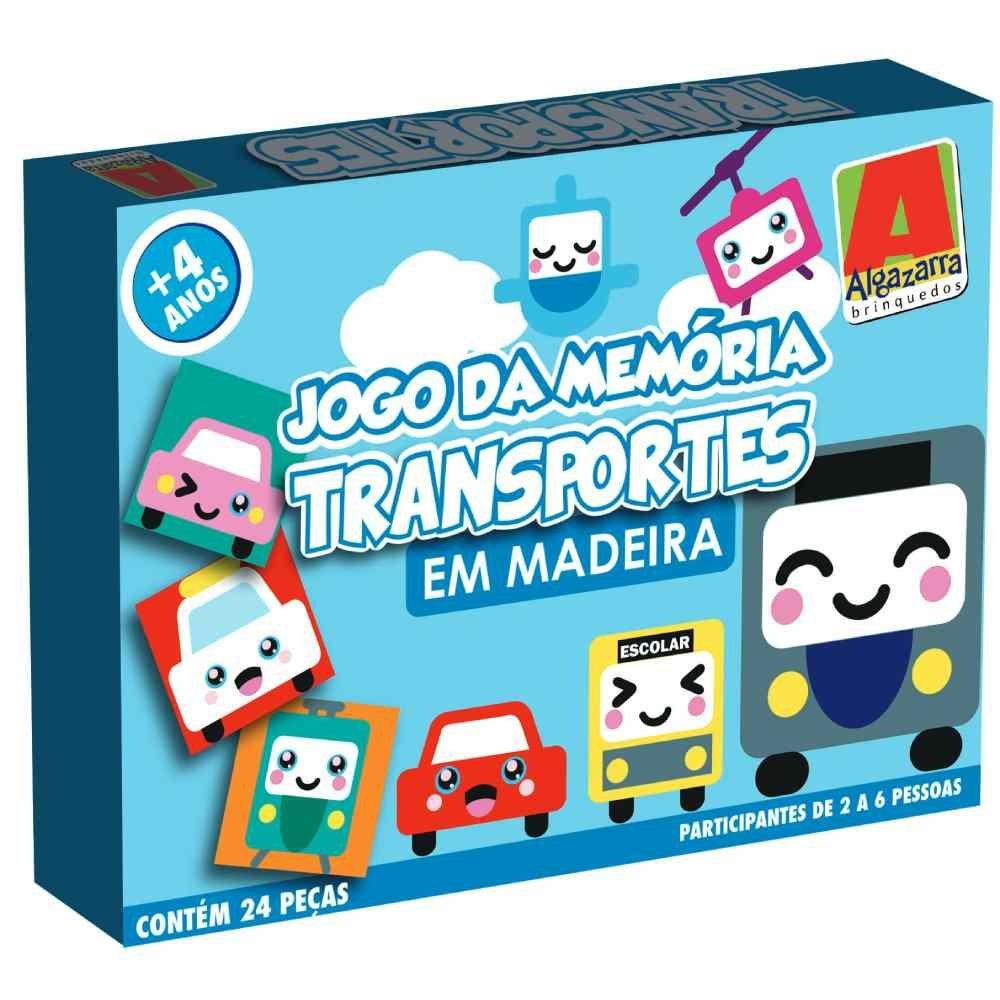 Jogo da Memória - Transportes - Madeira - Algazarra | MadeiraMadeira