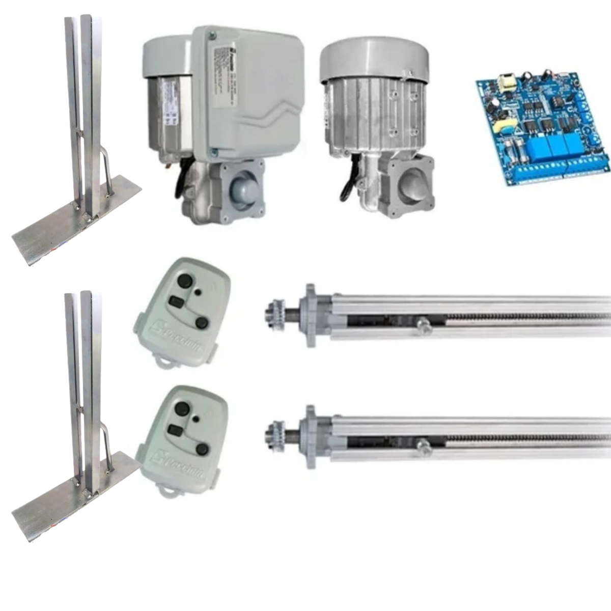 Motor Portão 2 F De 1,5 Pivo Gatter 0,75m Peccinin C/ Suport ...