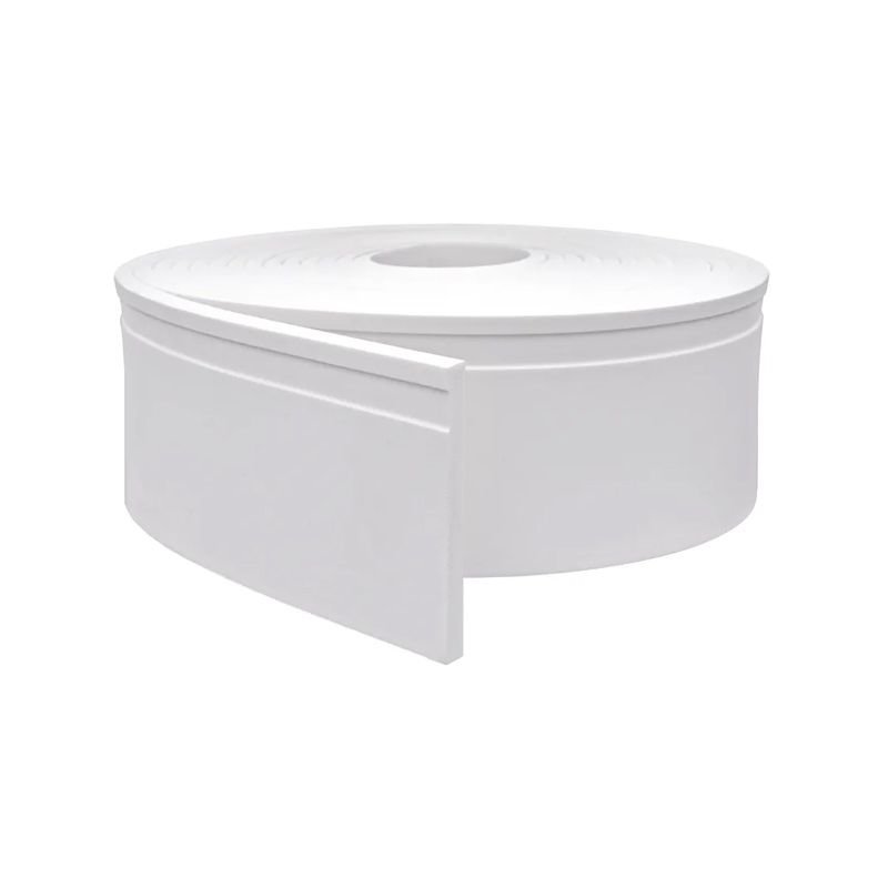 Rodapé de EVA Autocolante RP16 15cm Branco 10 metros | MadeiraMadeira