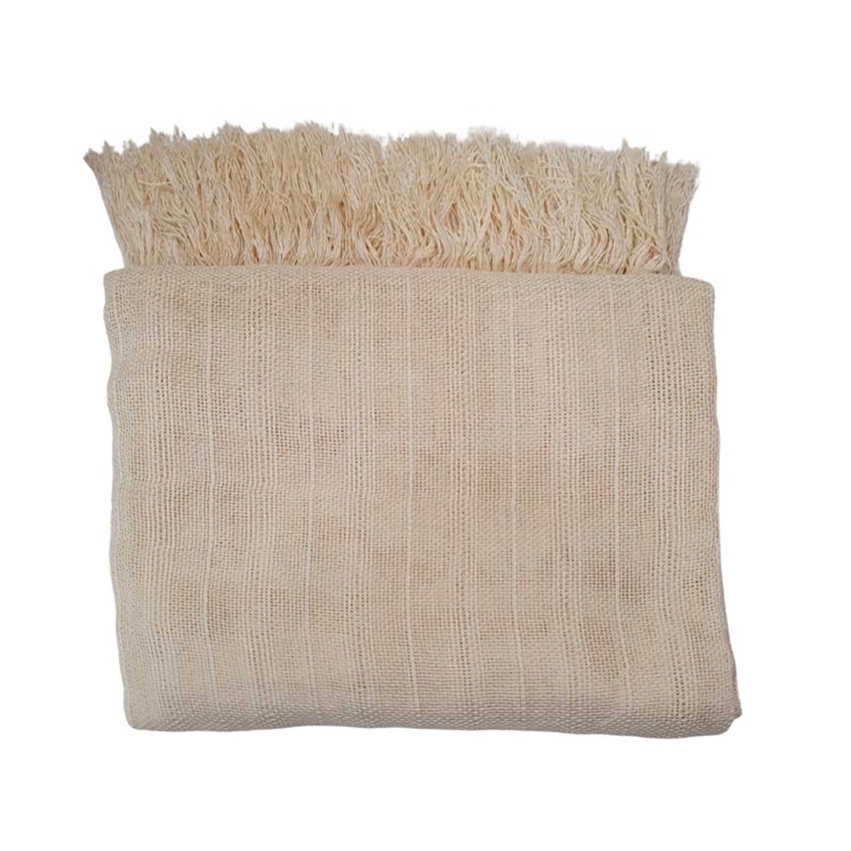 Manta Naturale 100% Algodão Crua 1.20mx1.80m | MadeiraMadeira