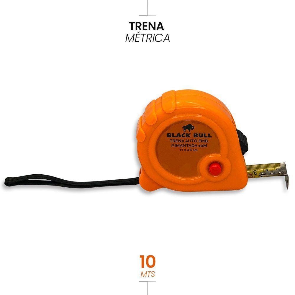 Trena Auto Emborrachada com Ponta Imantada - 10 Metros | MadeiraMadeira