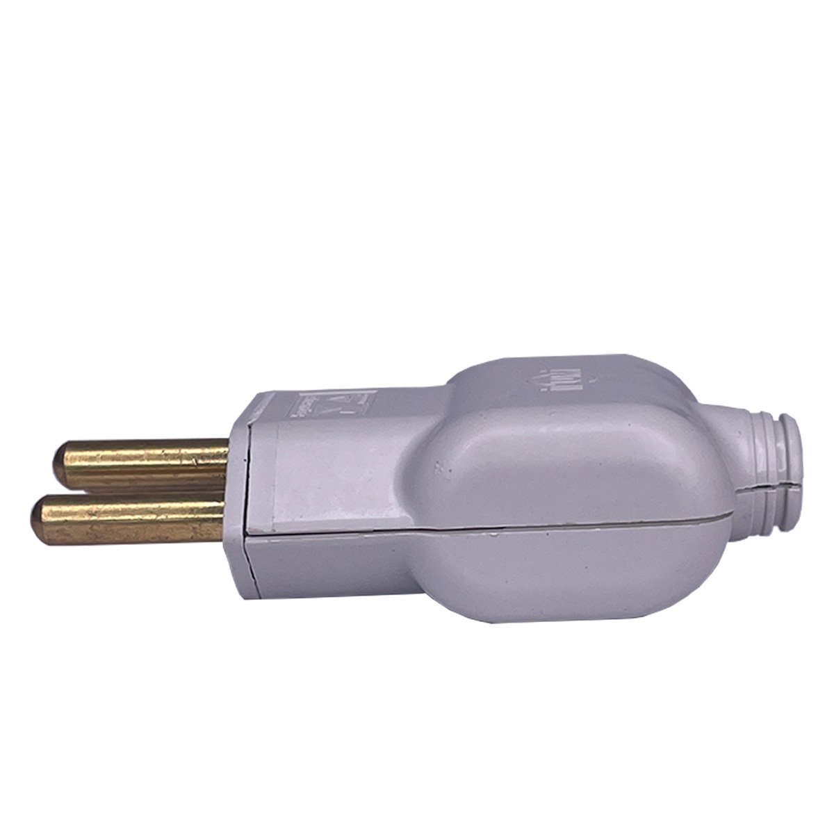 Kit 10 Plug Macho 20a Pino Macho 2 Pino + Terra 20a 250v Ilumi Cor ...