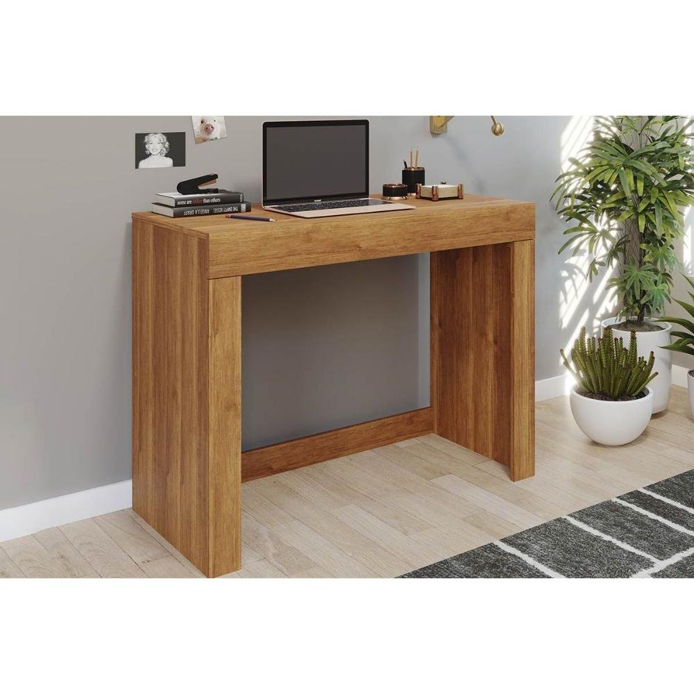 Mesa Computador Escrivaninha Cléo C/ 1 Gaveta Cinamomo - Permóbili ...