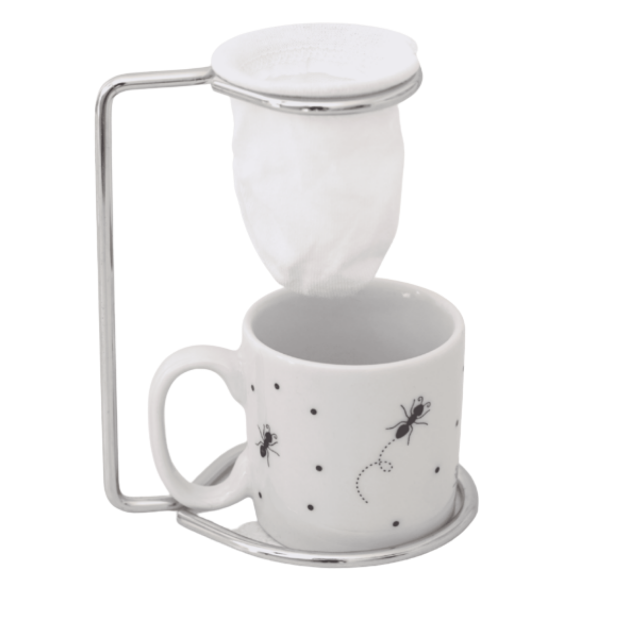 Caneca Formiguinha c/ Coador 100 ml | MadeiraMadeira