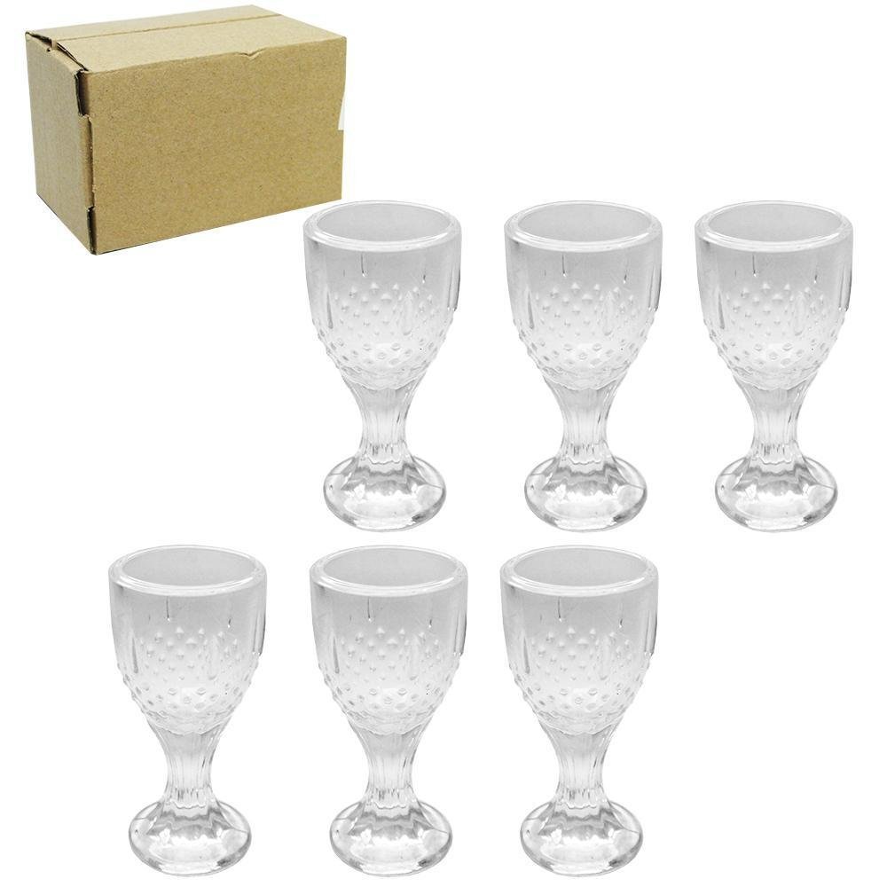 Jogo De Taca De Vidro Licor Shot Com 6 Pecas 15Ml Na Caixa | MadeiraMadeira