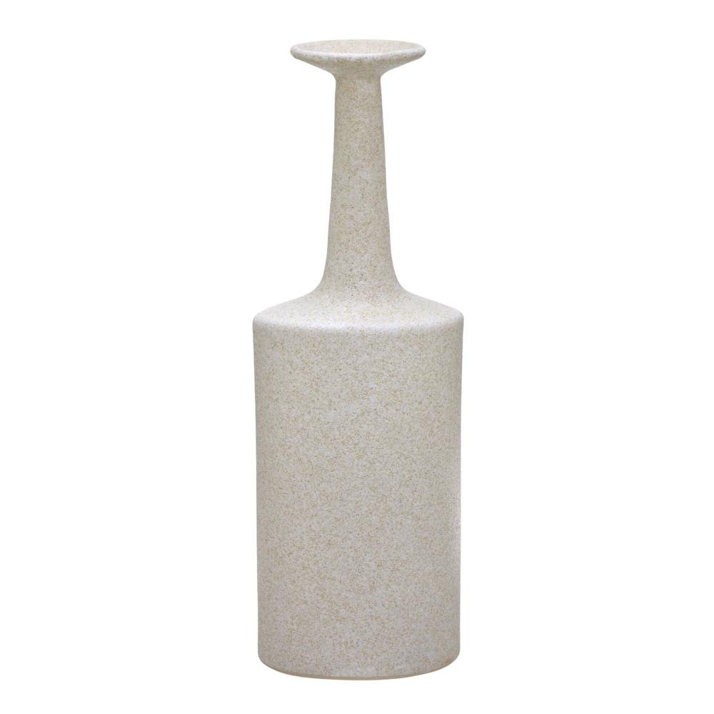 Vaso Decorativo Off White Rustico em Ceramica 50cm | MadeiraMadeira
