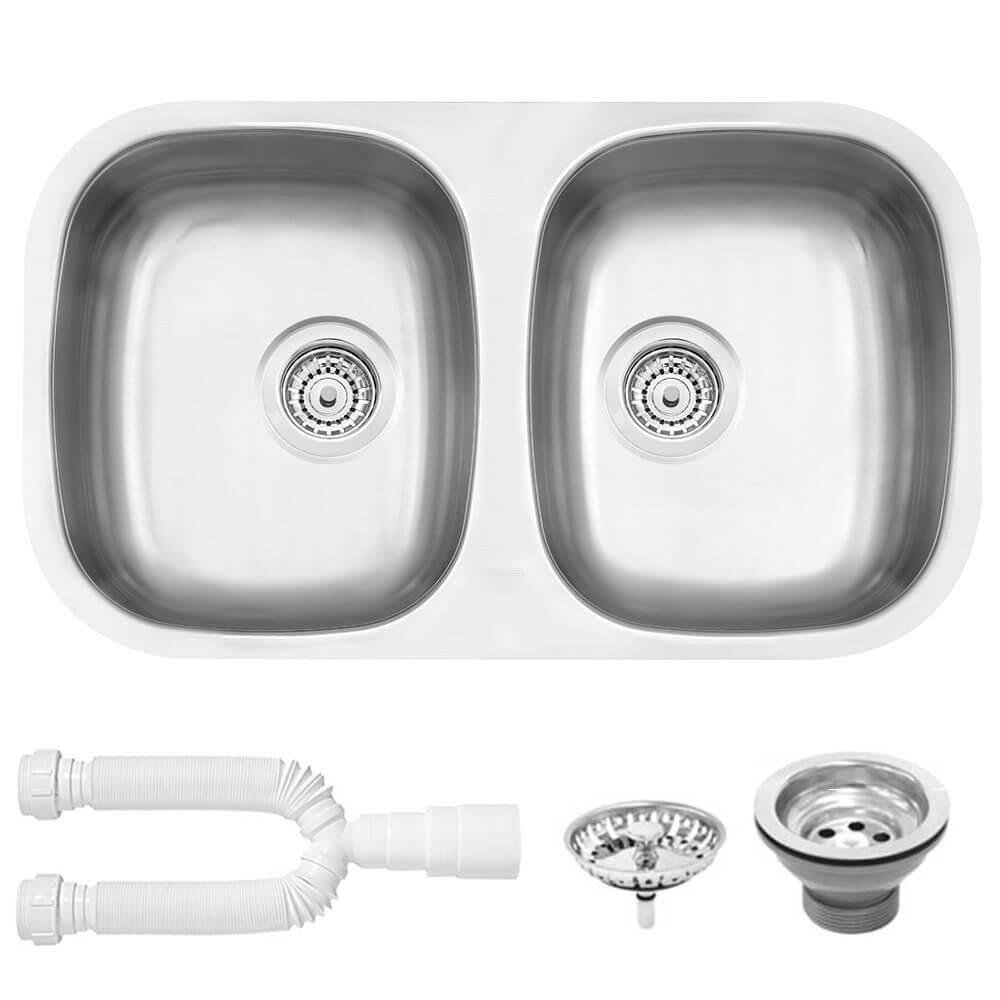 Cuba Dupla Tramontina Isis 2c 34bl Prime Inox Acetinado 72x40cm com ...