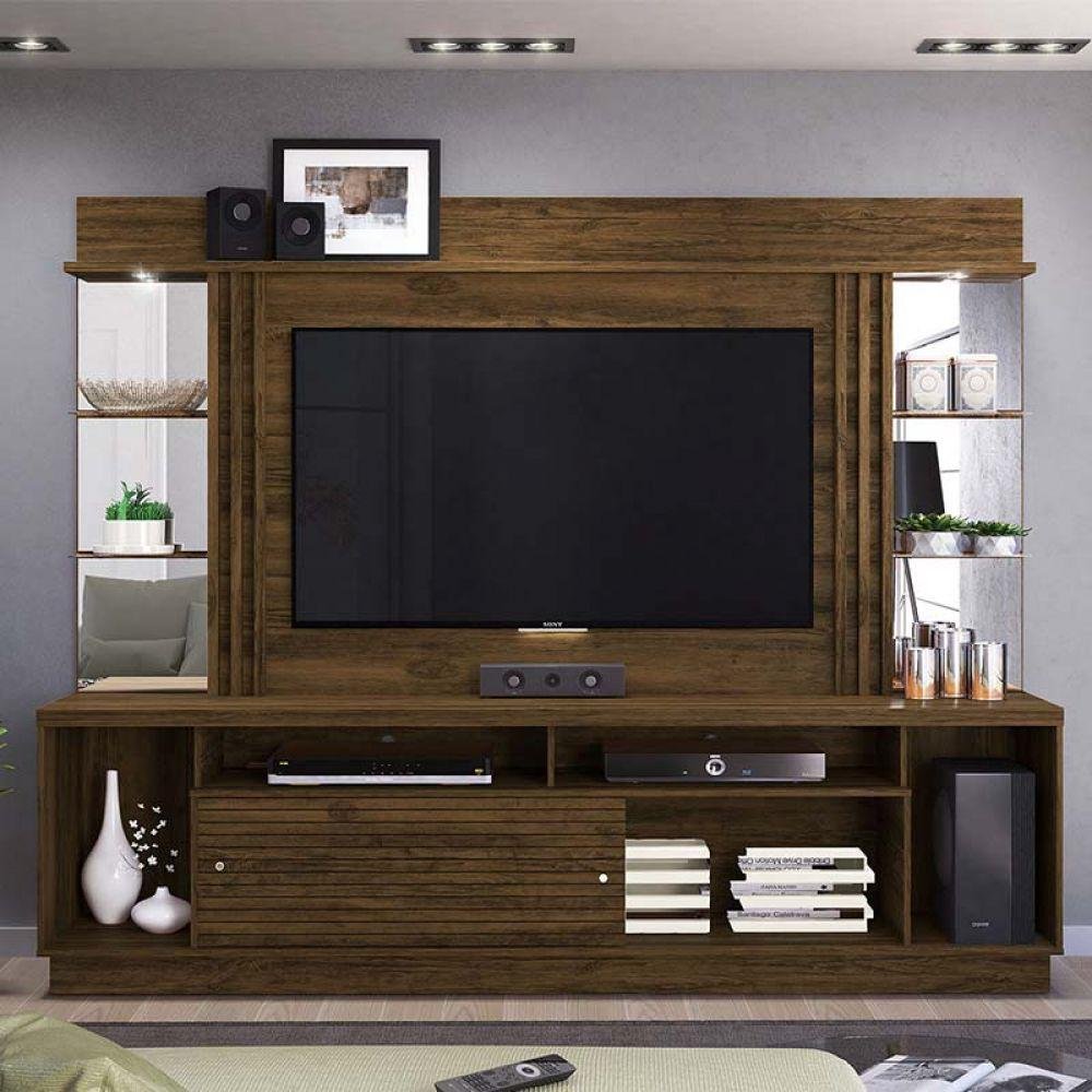 Home Theater Tv 55 Polegadas Frizz Gold Fendi Naturale | MadeiraMadeira