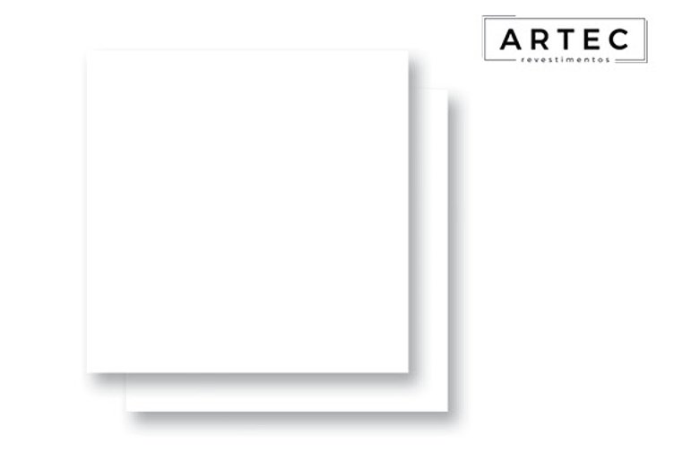 Piso Artec 53x53 A 53054 Brilhante Branco | MadeiraMadeira