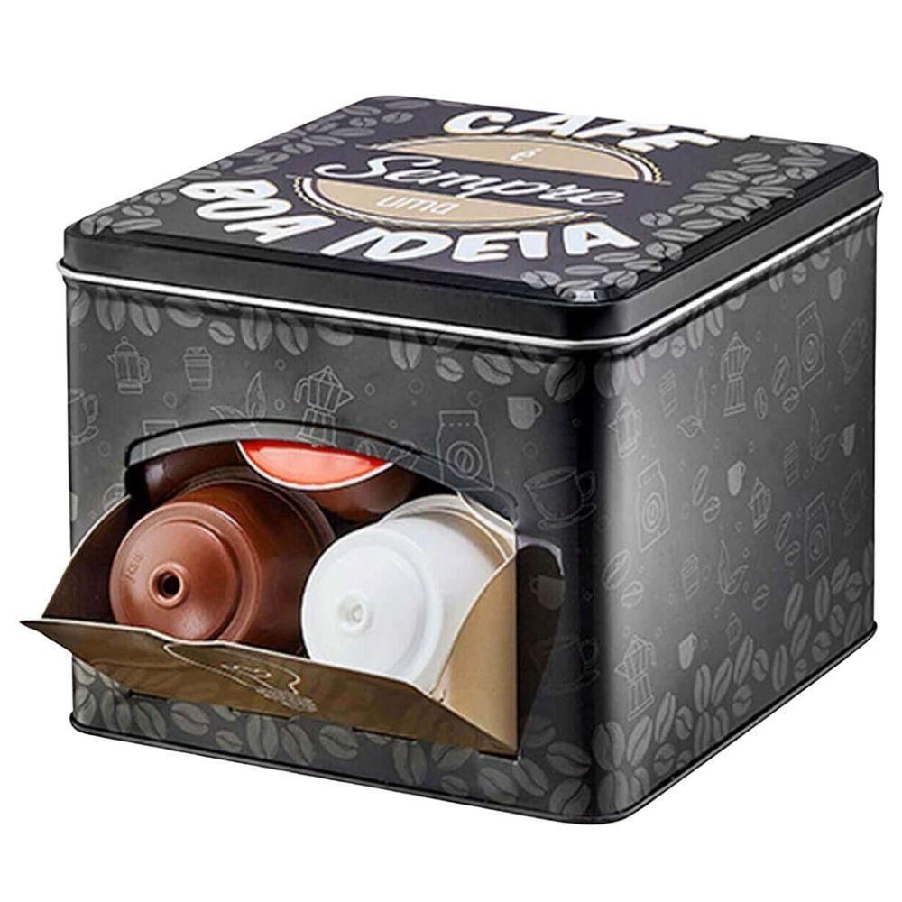 Porta Cápsula de Café com Janela Boa Ideia - Hauskraft | MadeiraMadeira