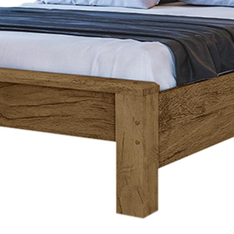 Cama Casal Fortaleza 140 Cedro - PR Móveis | MadeiraMadeira