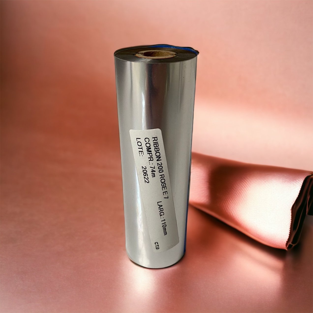 Ribbon Rose Gold Metalizado Misto 110x74 Zebra Elgin L42 Kurz ...