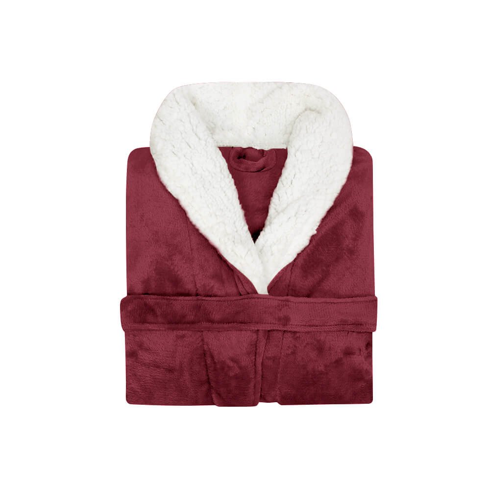 Roupão de Microfibra Winter Tamanho P - Andreza Vinho | MadeiraMadeira