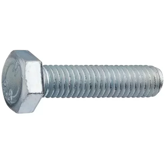 100 PEÇAS - PARAFUSO SEXTAVADO M8 X 20MM CL 8.8 ZINCO BRANCO ...