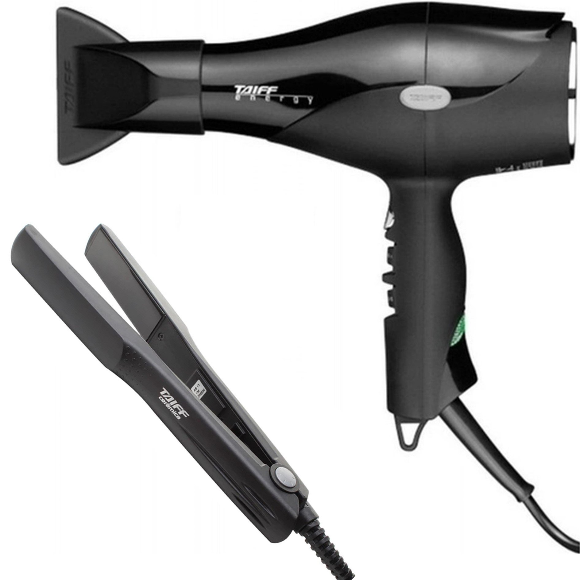 KIT TAIFF - SECADOR PROFISSIONAL ENERGY ION 2000W 127V - PRANCHA ...