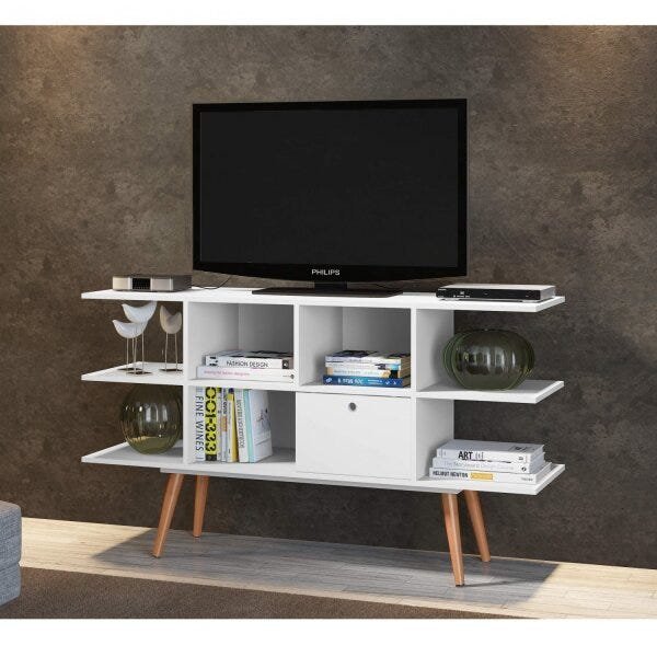 Rack para TV até 50 Polegadas 1 Porta Oslo Artesano | MadeiraMadeira