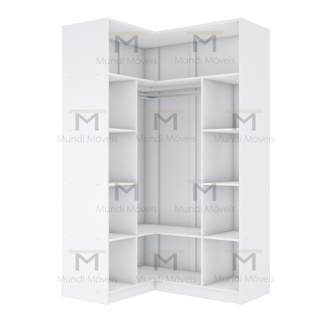 MÓDULO DE CANTO 2,00A (PARA CLOSET OU LOJA) M286.B MUNDI MOVEIS ...