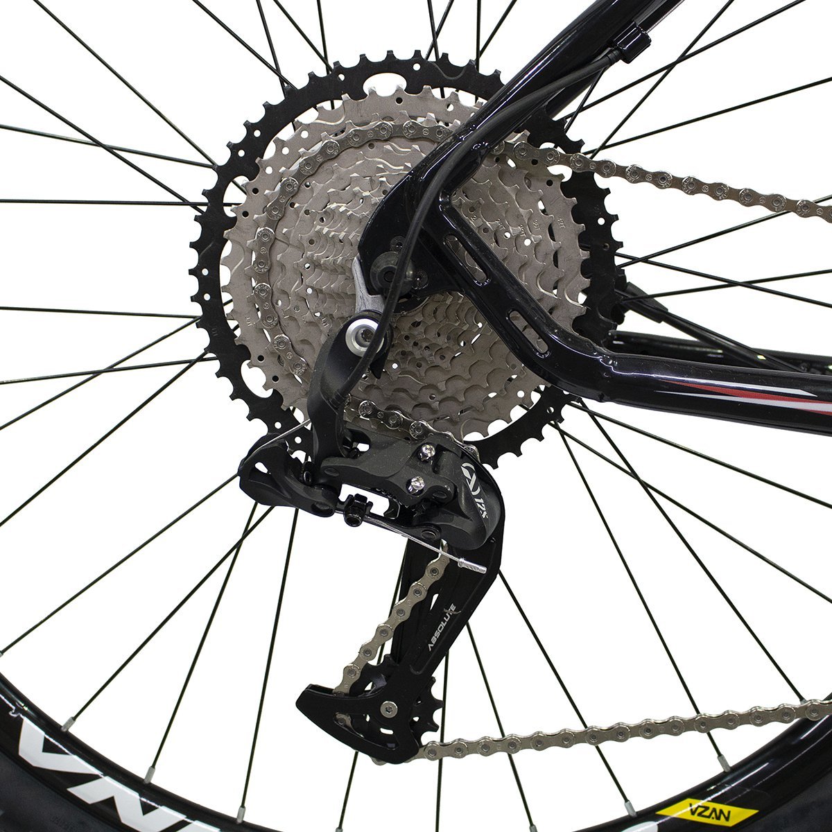 Bicicleta TKZ Ronin Absolut 12V Quadro 19" Alumínio Aro 29 - Preto ...