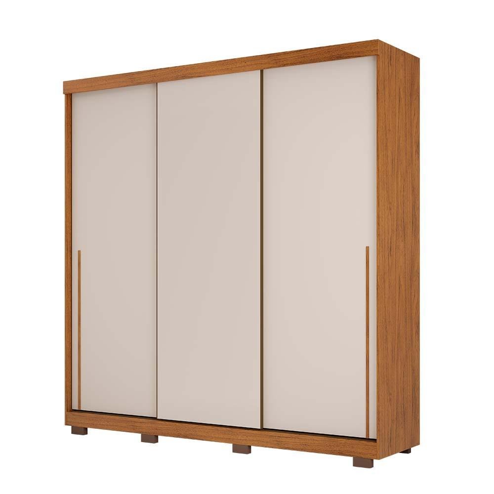 Guarda Roupa Casal Pequeno com Porta de Correr | MadeiraMadeira