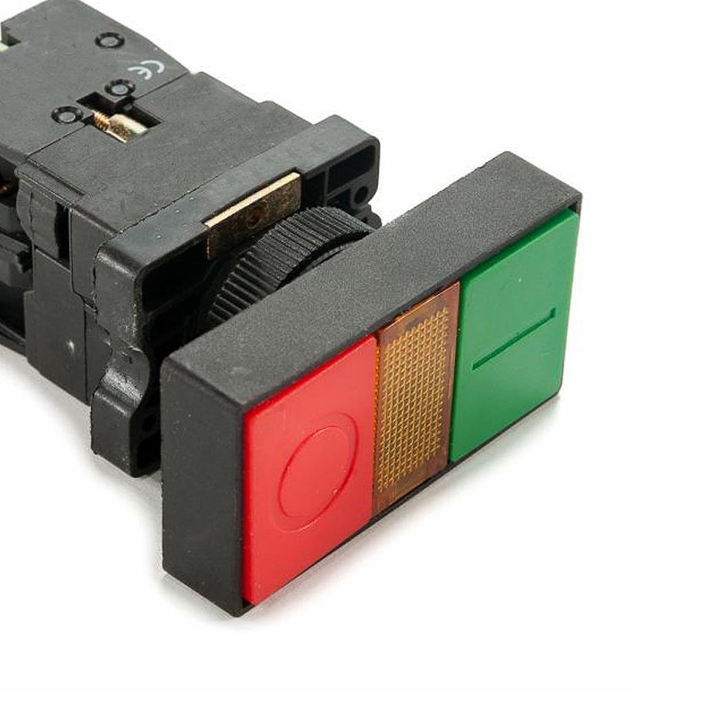 Botão Max Botton Duplo Luminoso 1Na 1Nf Steck | MadeiraMadeira