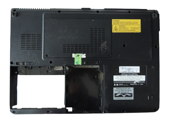 Carcaça Inferior para Cce Win Tlc116j75a W93 W55c W52 Seminova ...