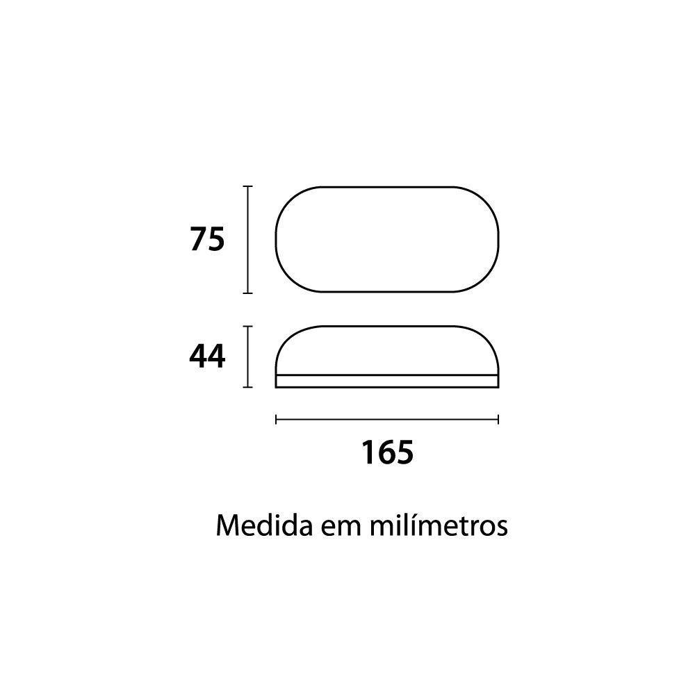 Arandela Led Tartaruga Ligth Branco 3000k 8w - Germany | MadeiraMadeira