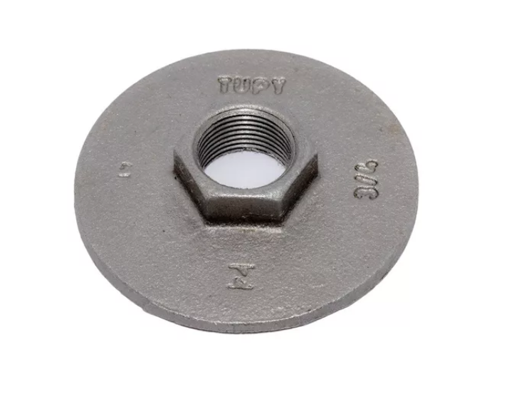 Flange 5 Sextavado Tupy Flange Sextavado Metal Galvanizado 5 Polegadas ...