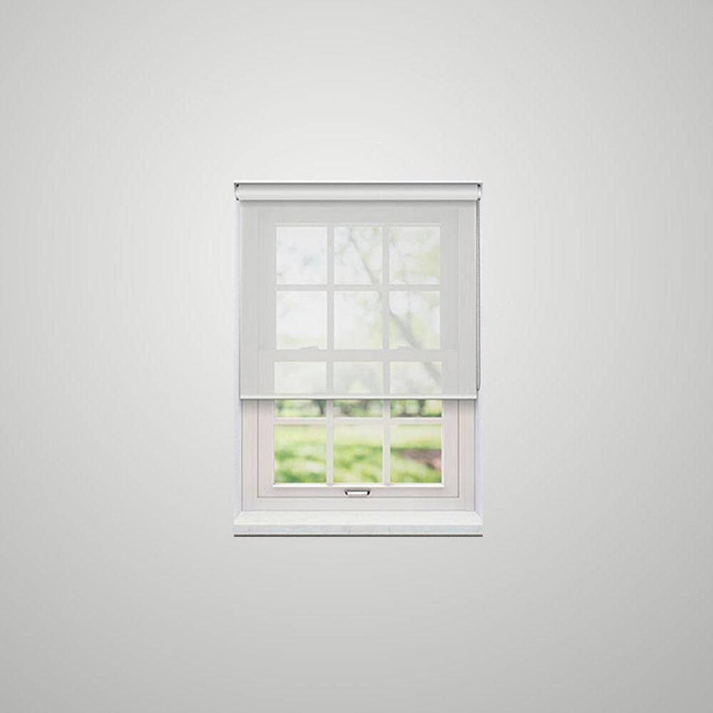 Persiana Rolo Translucida Branca - 1,30m X 1,30m | MadeiraMadeira