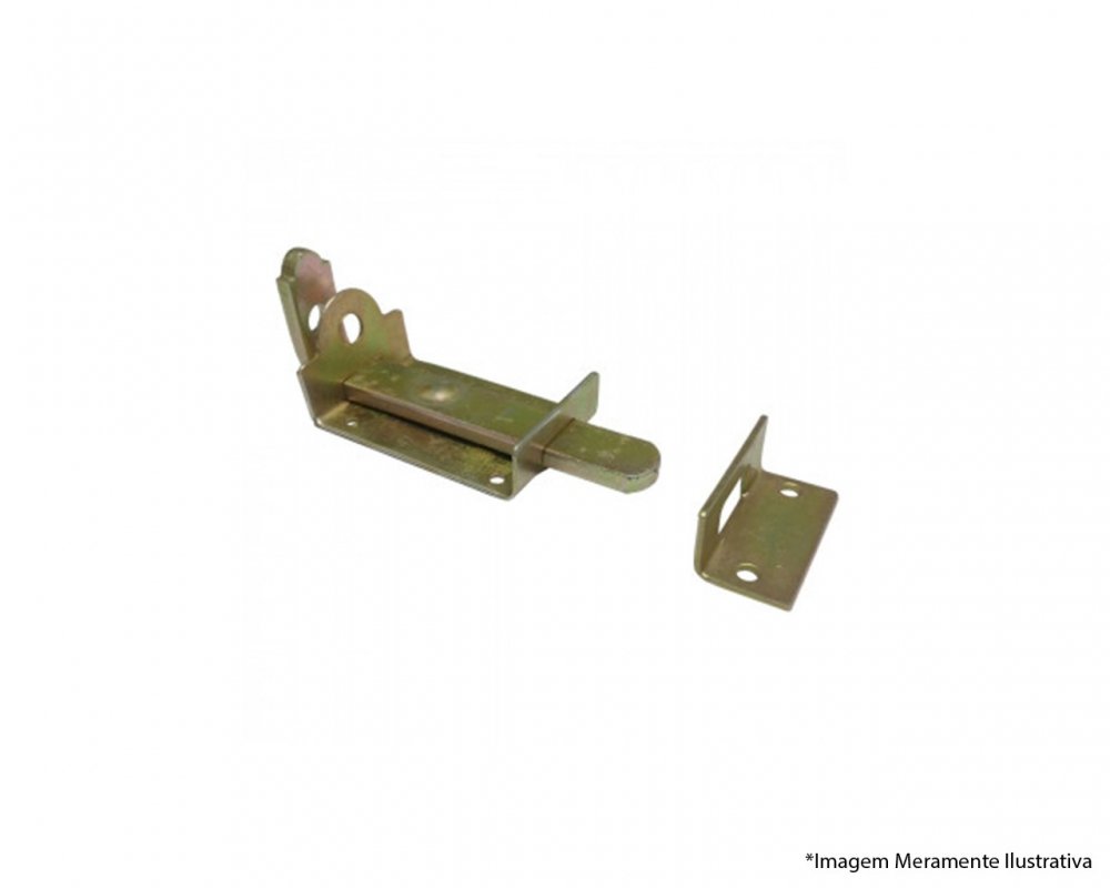 Fecho Cadeado Chato 3 Prensal C/ 12pçs | MadeiraMadeira
