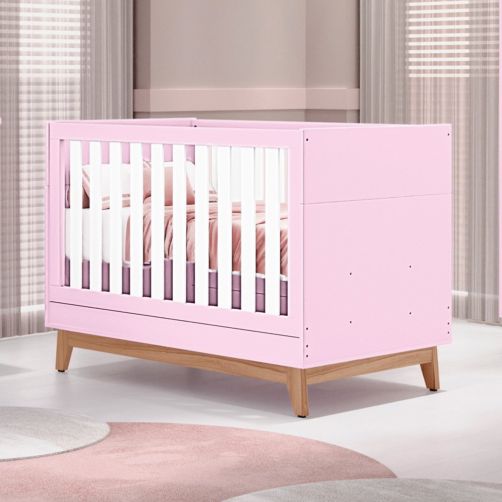 Berco Americano 2 Em 1 Lucca Tuboarte 100% em MDF | MadeiraMadeira