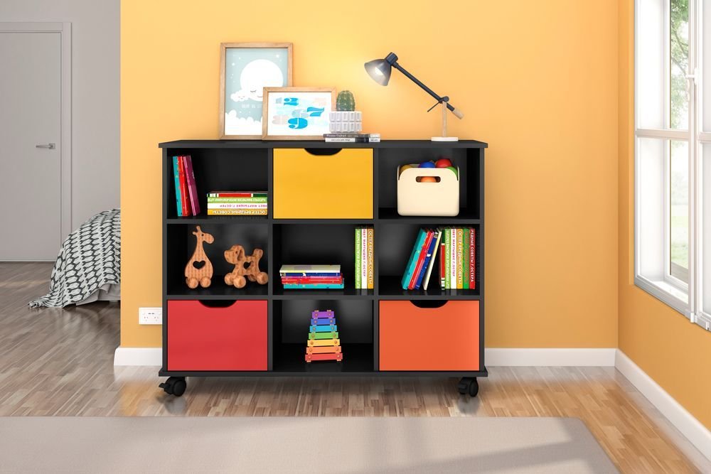 Nicho Organizador Preto 3 Gavetas com Rodízios - Dritex:gavetas ...