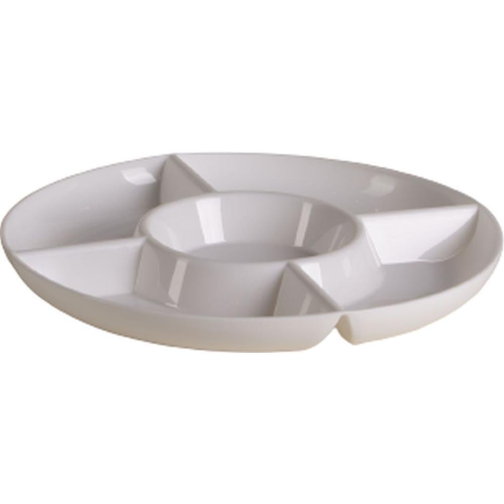 Utensilio Domestico Petisqueira Red.branca C/5DIVI Paramount ...