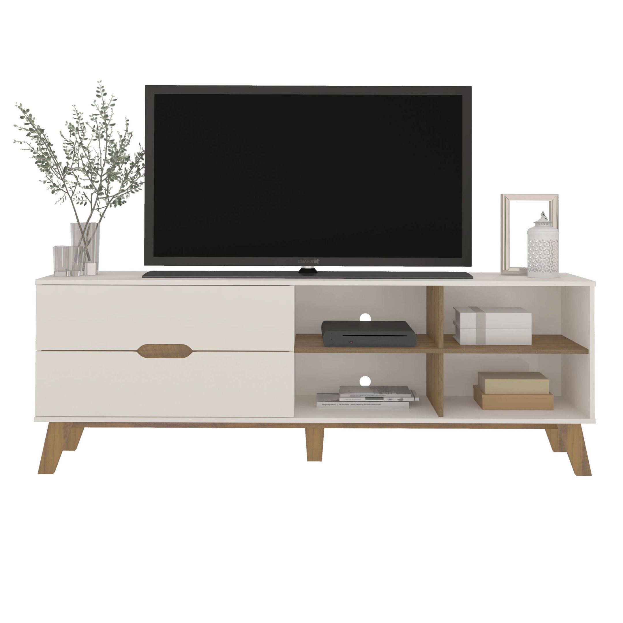 Rack Verona Cor Off White C/pinho | MadeiraMadeira