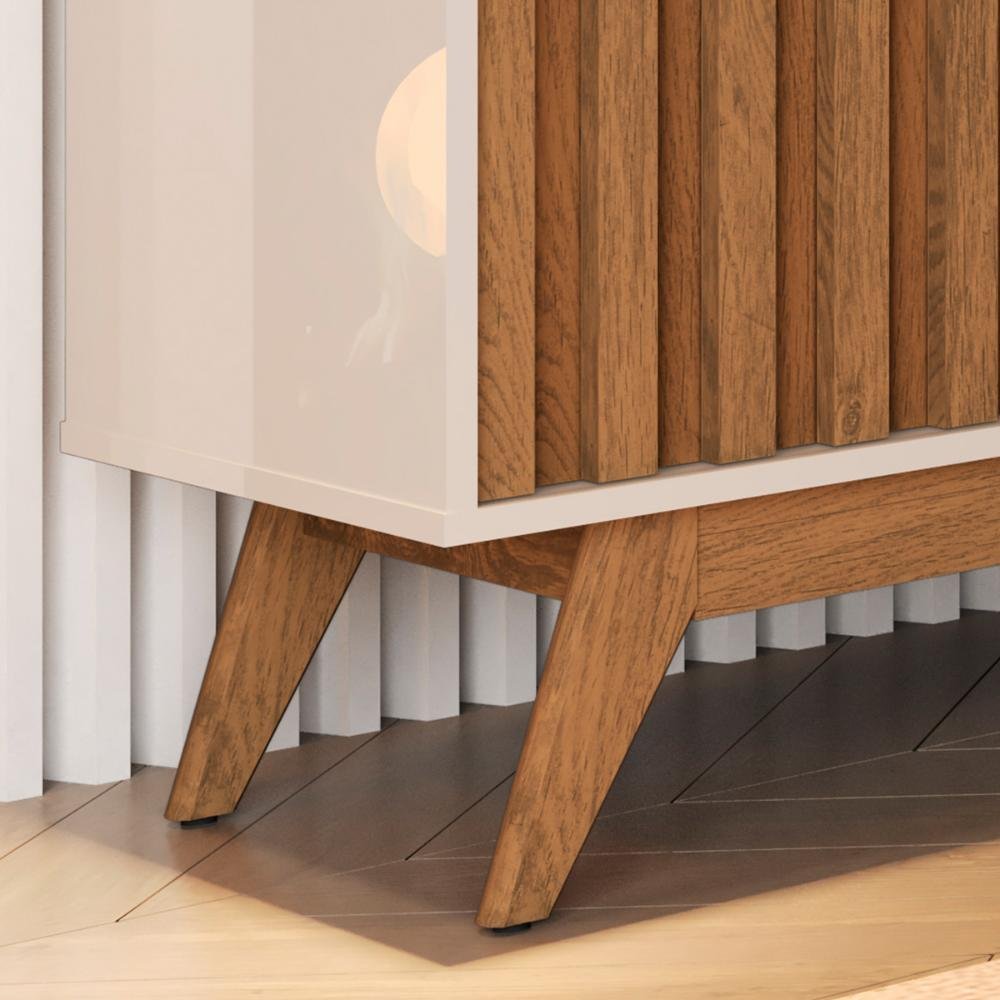 Rack Bancada Ripado TV 40 42 43 48 50 55 60 Polegadas Portas Pés ...