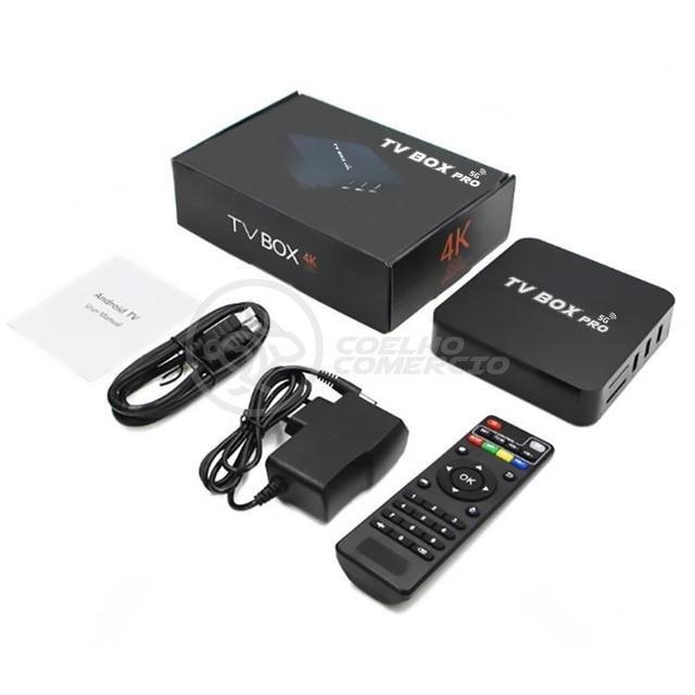 Tv Box Pro Aparelho Android 8Gb Ram + 128Gb Rom Full Hd 4K Wifi 5G ...