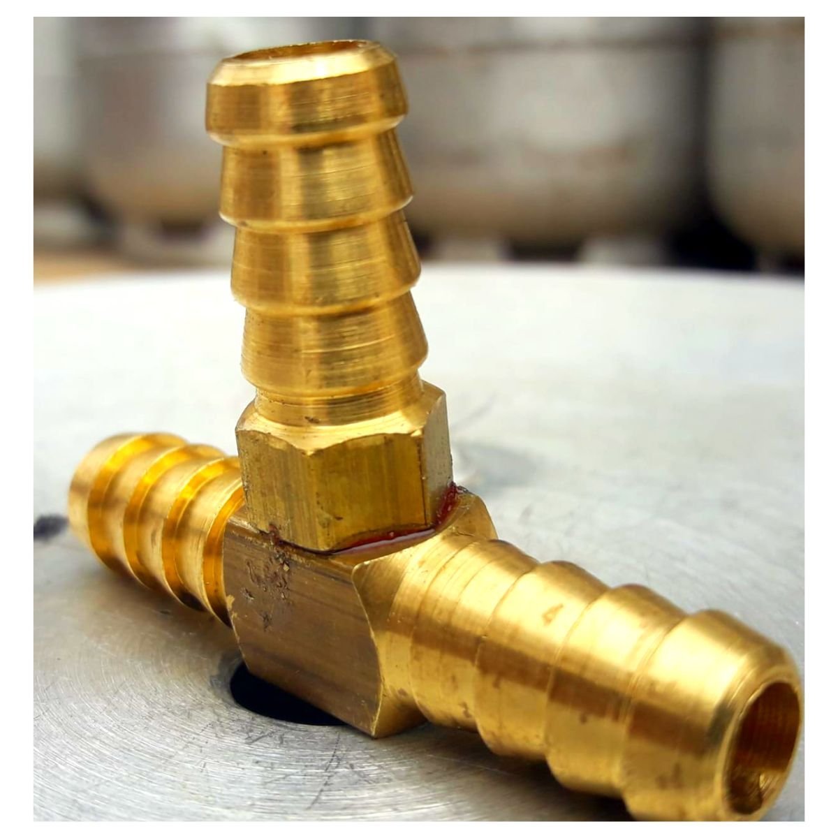 tee 3/8 união fogão cooktop chapas fornos abraçadeiras aço | MadeiraMadeira