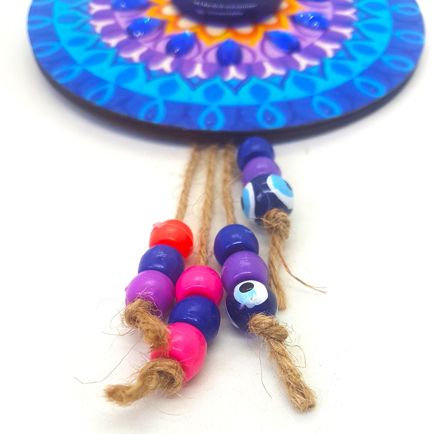 Móbile Mandala Olho Grego Colorido Afasta Mau-Olhado | MadeiraMadeira