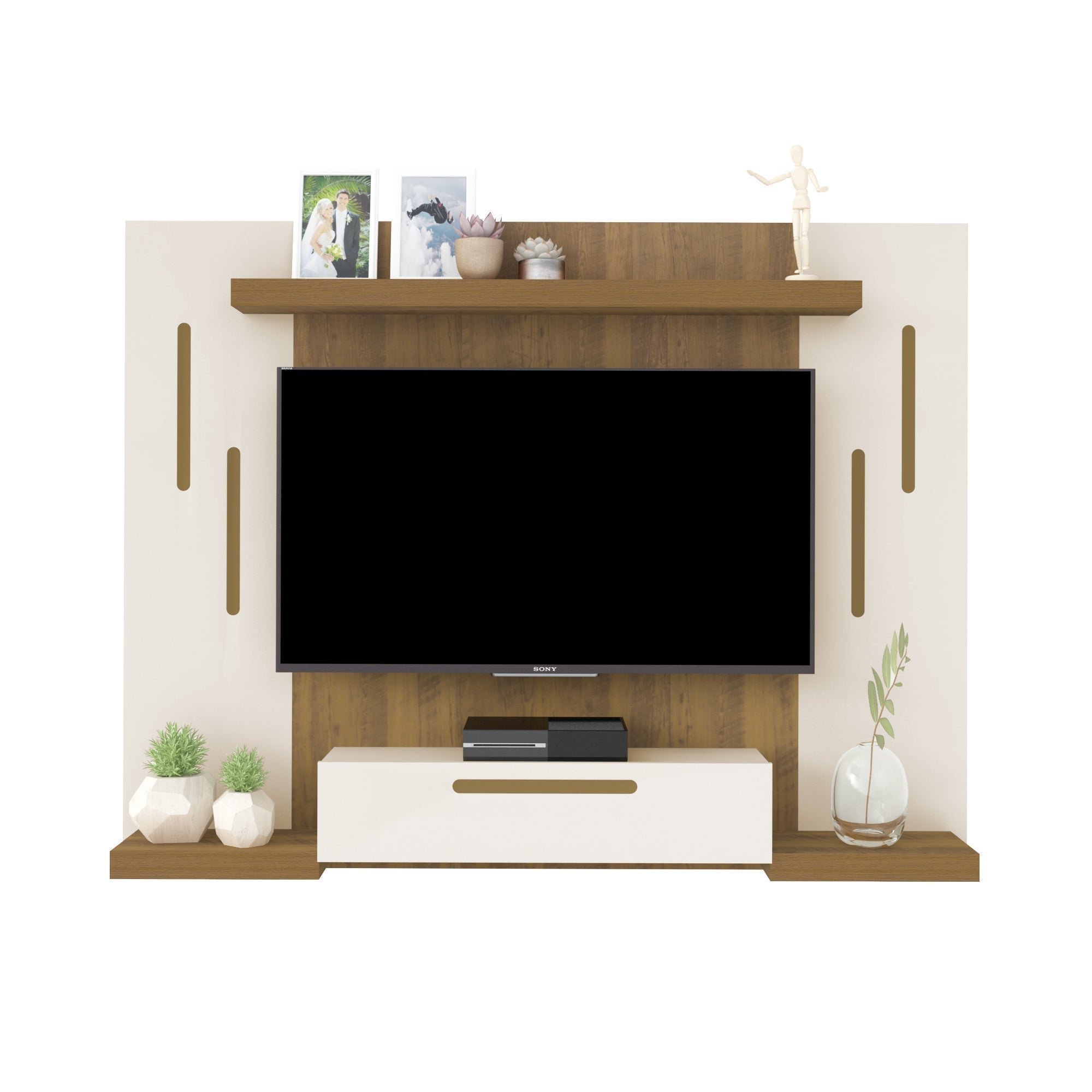 Painel para TV 50 Polegadas 1 Porta Cronos Artely | MadeiraMadeira