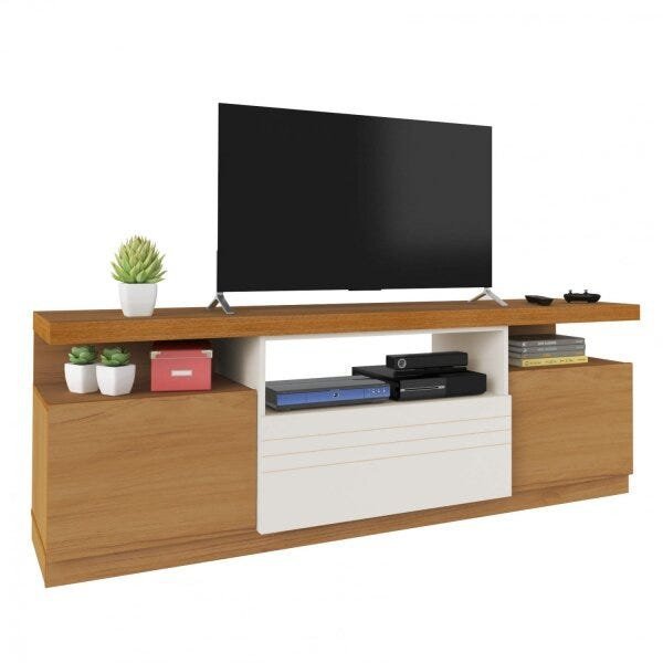 Rack para TV até 55 polegadas 3 Portas Munique Artely | MadeiraMadeira