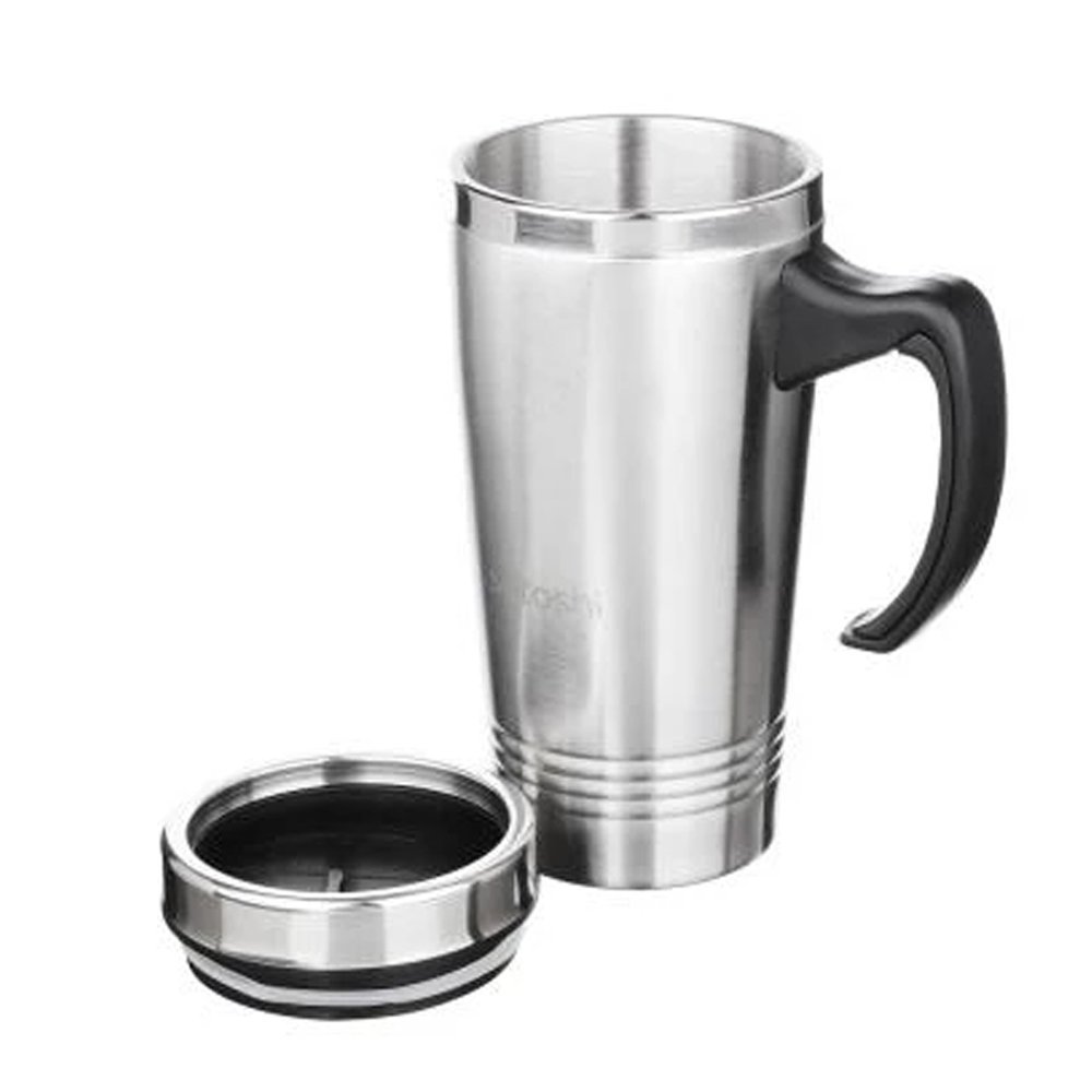 Caneca Térmica Vacco Alumínio com Alça 450ML | MadeiraMadeira