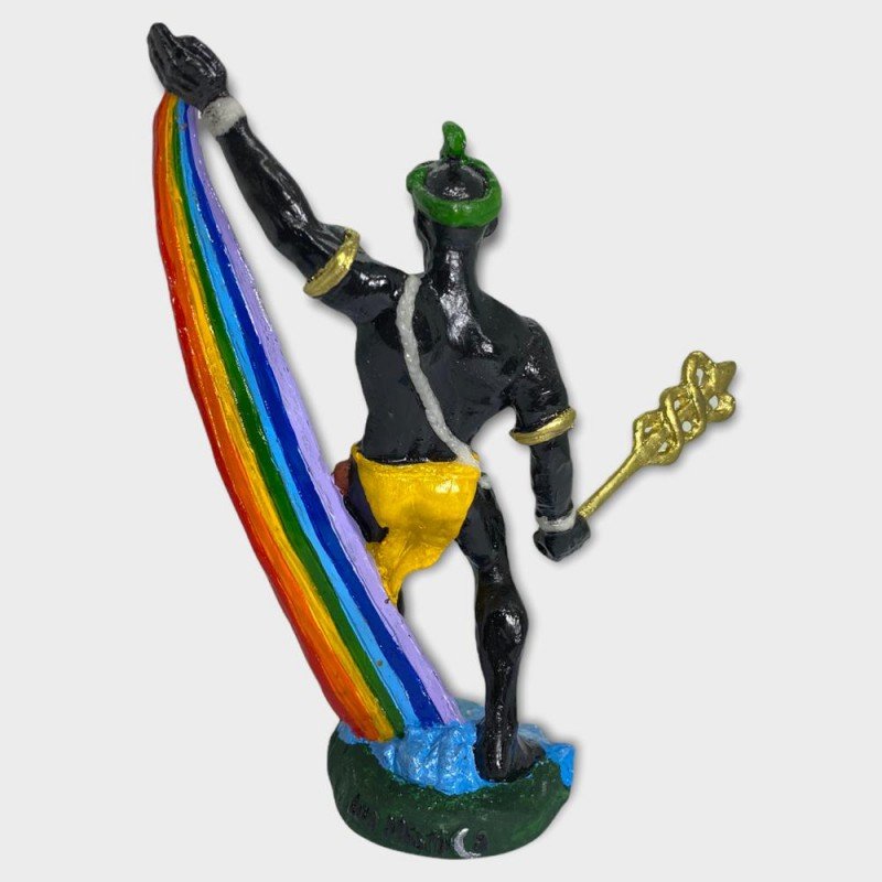 Escultura Orixá Oxumaré em Resina 18 cm | MadeiraMadeira