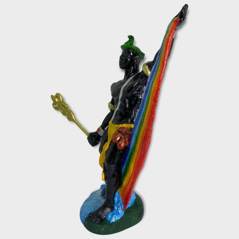 Escultura Orixá Oxumaré em Resina 18 cm | MadeiraMadeira