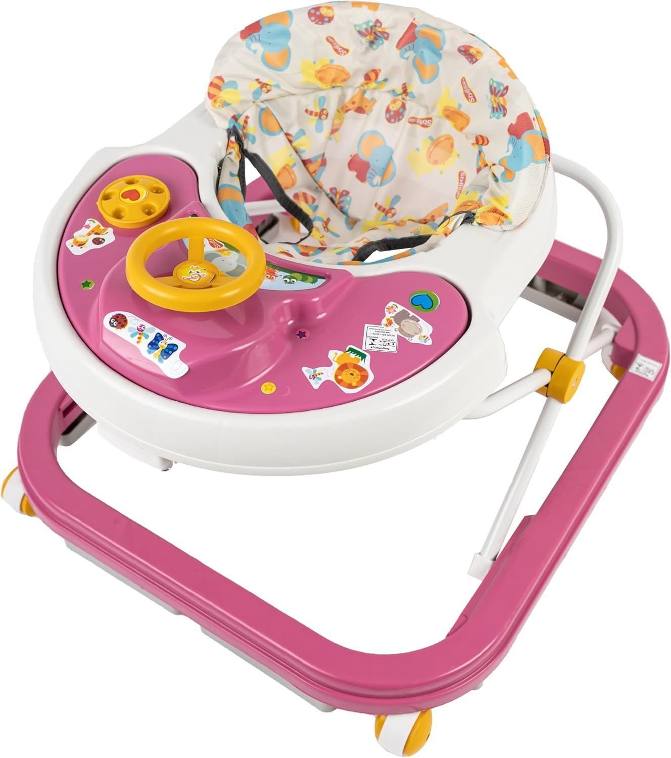 Andador Anda Já Infantil Andadores Bebê Musical e Atividades Rosa Styll ...