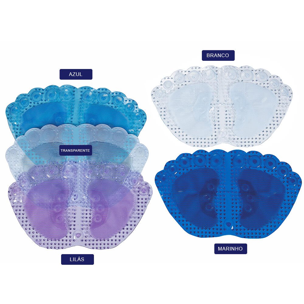 Tapete Antiderrapante para Box Pezinho 59 X 35 - Andreza Branco Andreza ...