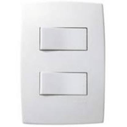 Conjunto 2 Interruptores Simples da Pial Plus - 10A / 250V | MadeiraMadeira