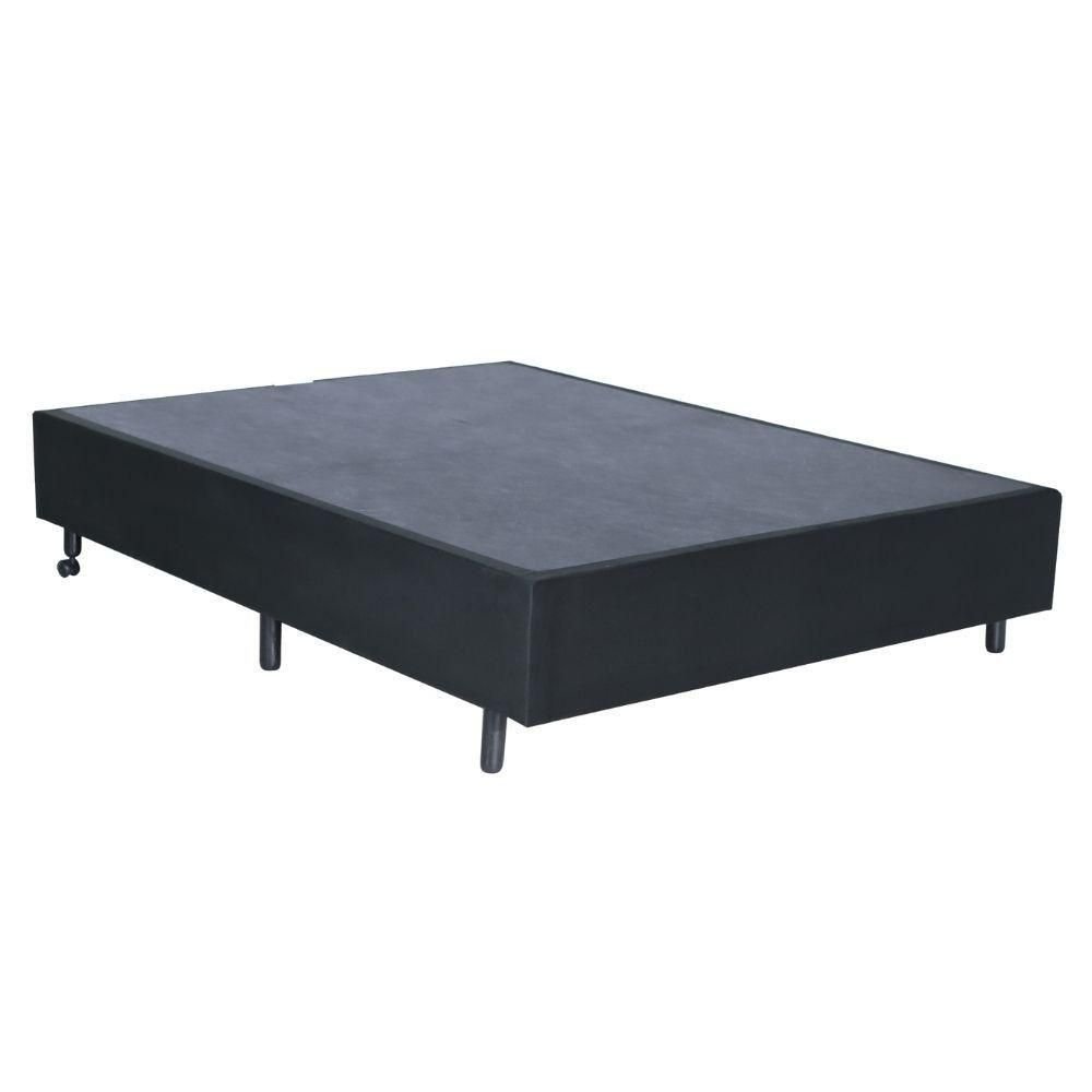 Base de Box Casal 138x188x26 Fjr Box Preto | MadeiraMadeira